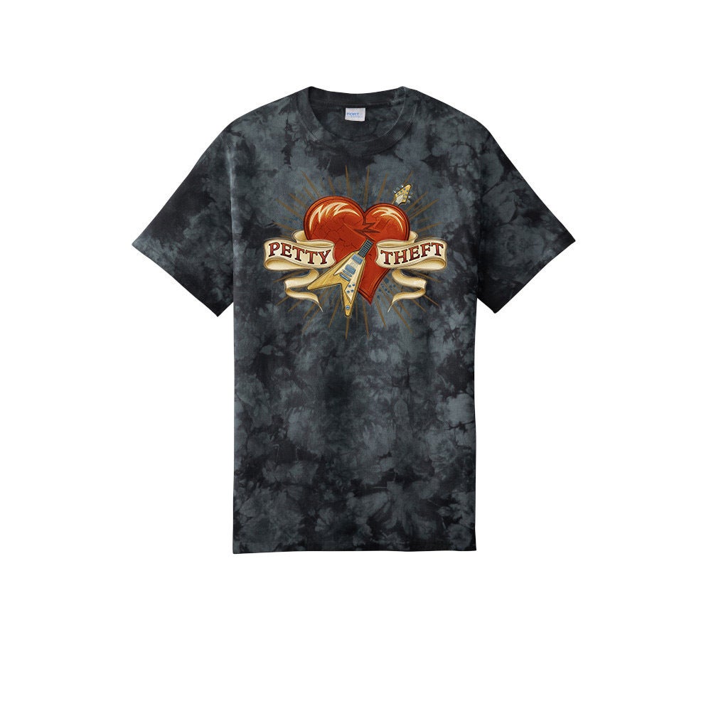 Mens Black Tie Dye Tee | Petty Theft - SF Tribute to Tom Petty ...